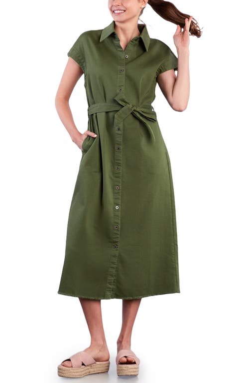 WASH LAB DENIM Wash Lab Denim Weekend Belted Shirtdress